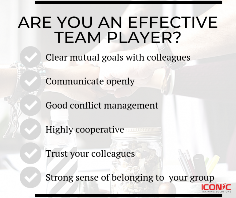 Are you an effective team player? - Iconic Training Solutions